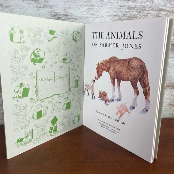 WESTERN PUBLISHING COMPANY | Other | Vintage Childrens Book The Animals ...